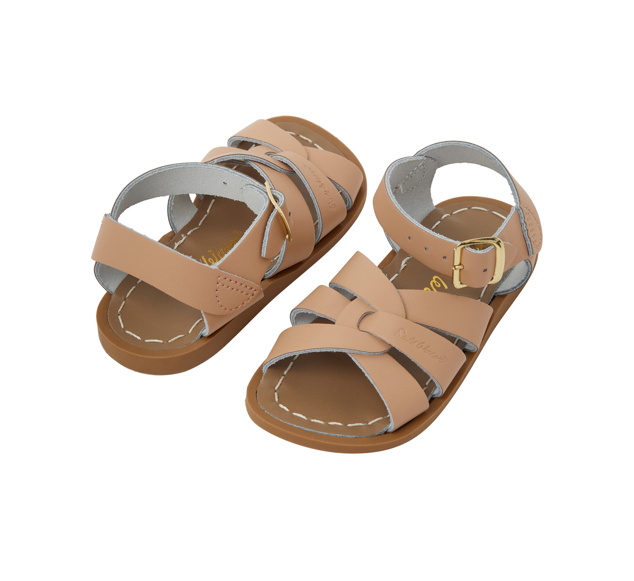 SaltWater Original Sandal Kids Latte - Greenmont Kids Hong Kong